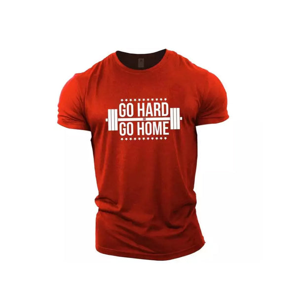 Era- Go Hard Go Home Red T Shirt For Men – Bagallery