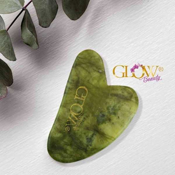 Glow Beauty Green Jade Stone – Gua Sha Facial Tool – Bagallery