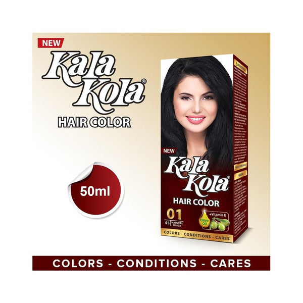 [Bw1170] KALAKOLA- NATURAL BLACK HAIR COLOR 01, 50 ML – Bagallery
