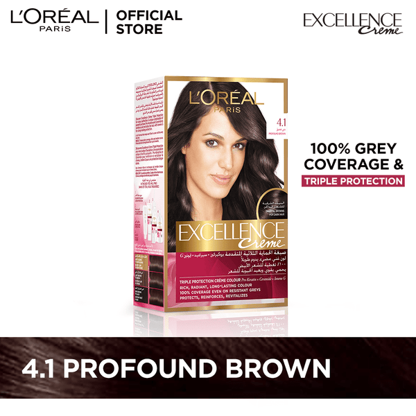 LOreal Paris- Excellence Creme 4.1 Brown Hair Color Bagallery Deals