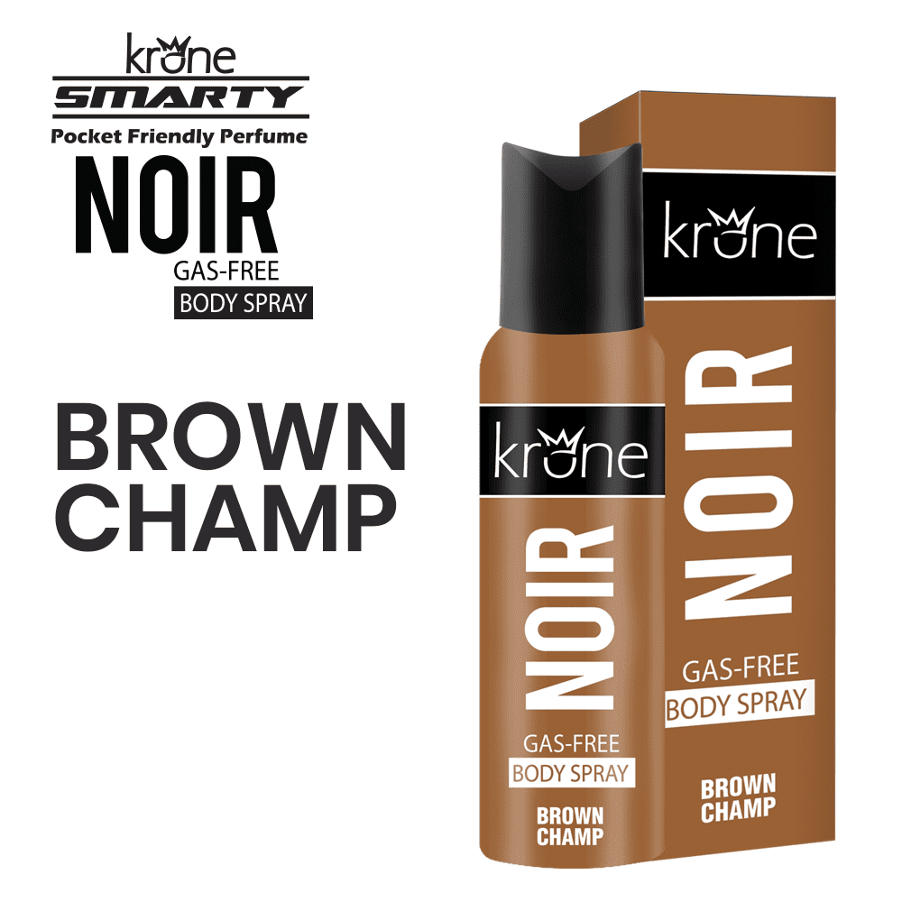 Krone- Noir Brown Champ- Gas Free Body Spray 120 ML – Bagallery