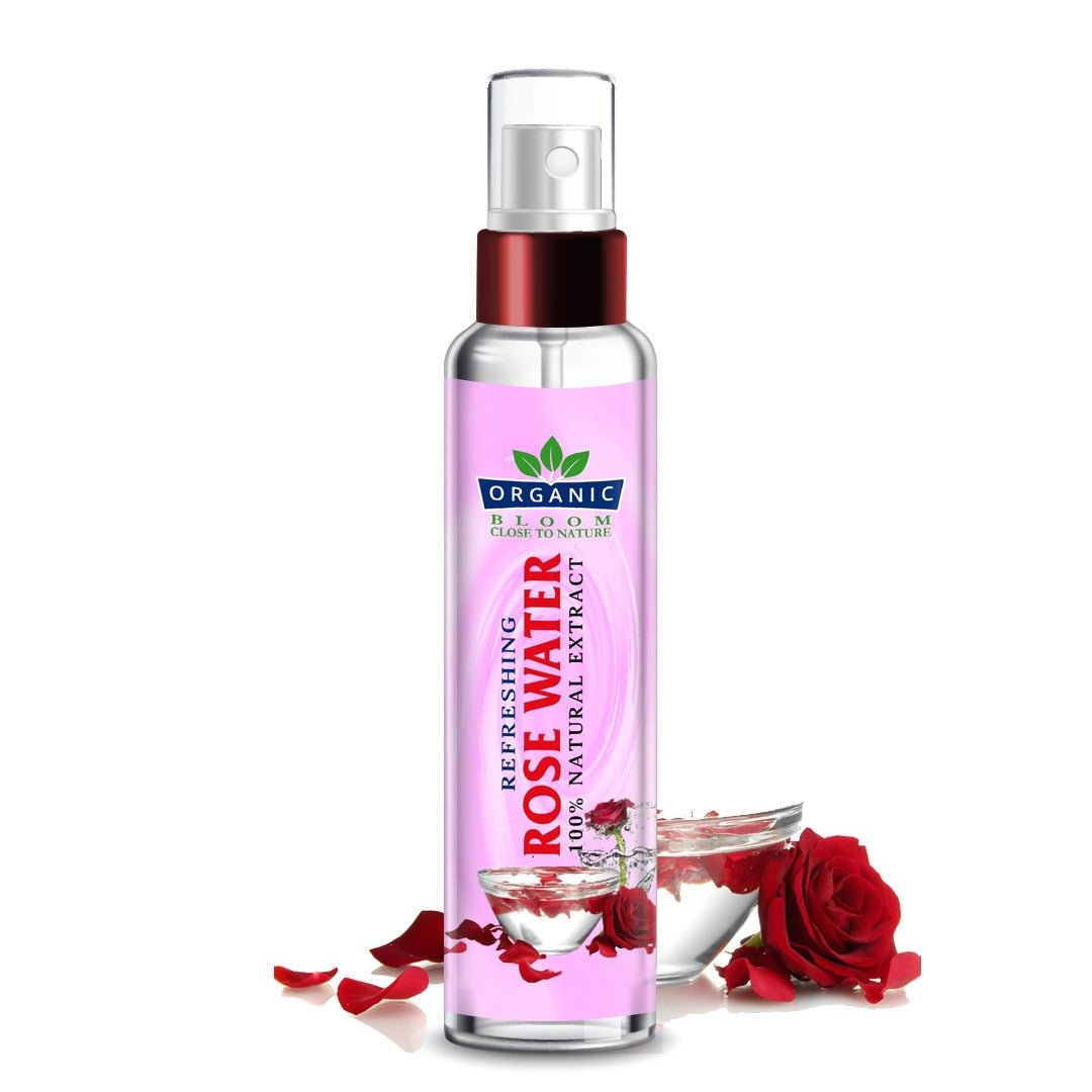 Organic Bloom- Herbal Skin Toner Rose Water 100ml – Bagallery