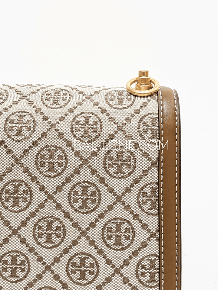 Tory Burch-T monogram Jacquard Shoulder Bag Hazel – Bagallery