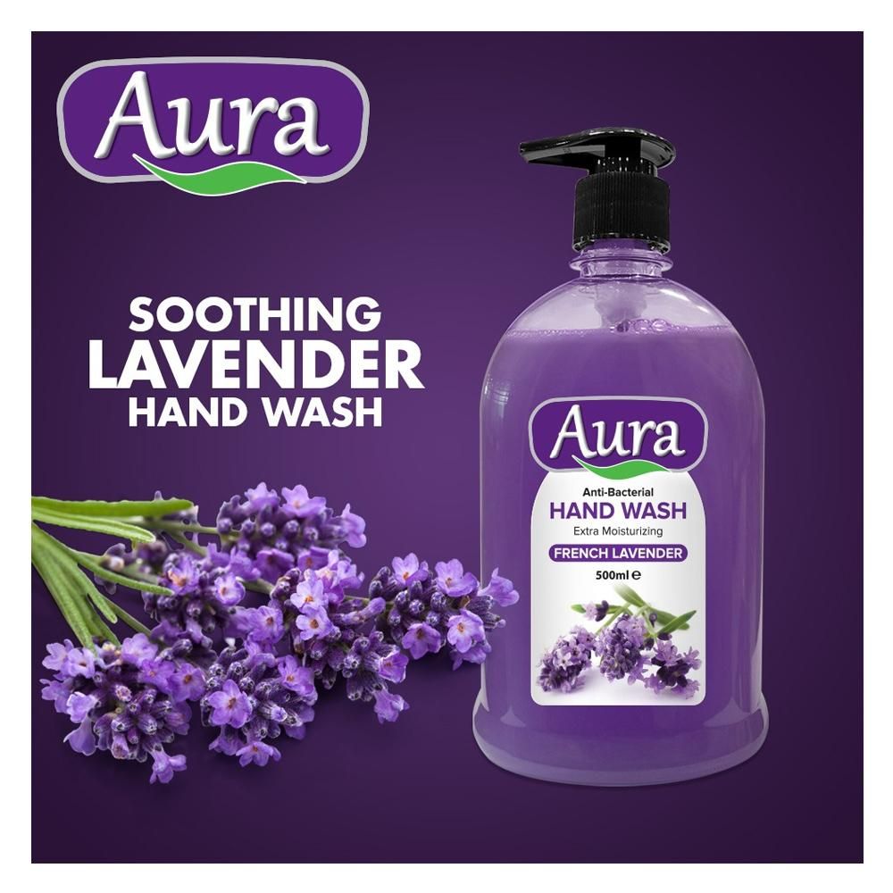 Aura- Hand Wash French Lavender Purple, 500ml – Bagallery