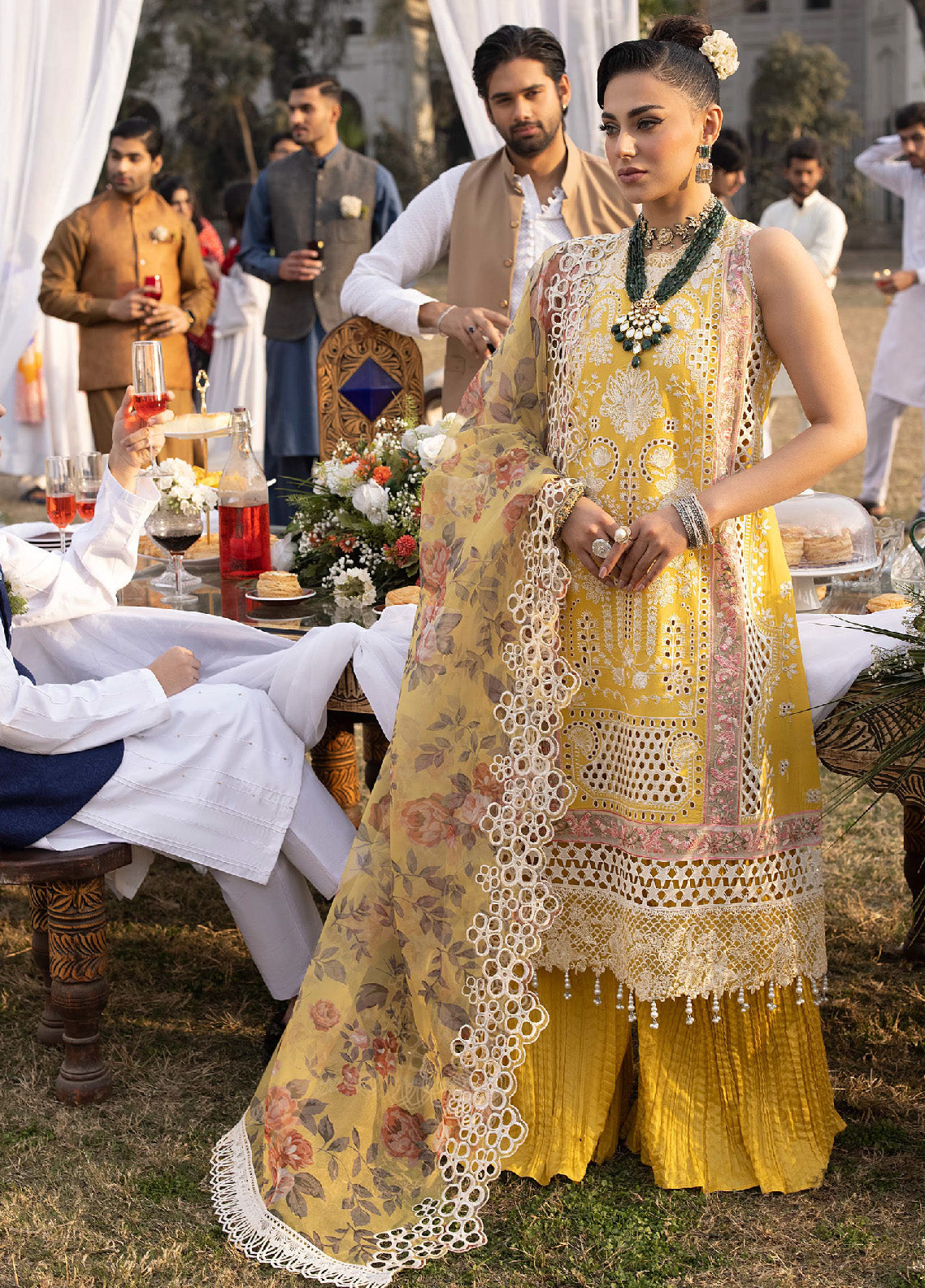 Mahrukh By Mahnur Luxury Lawn 3 Piece Unstitched Suit M24MLL-DELIA ...