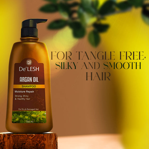 De'Lesh - Argan Oil Shampoo - 750 ml – Bagallery
